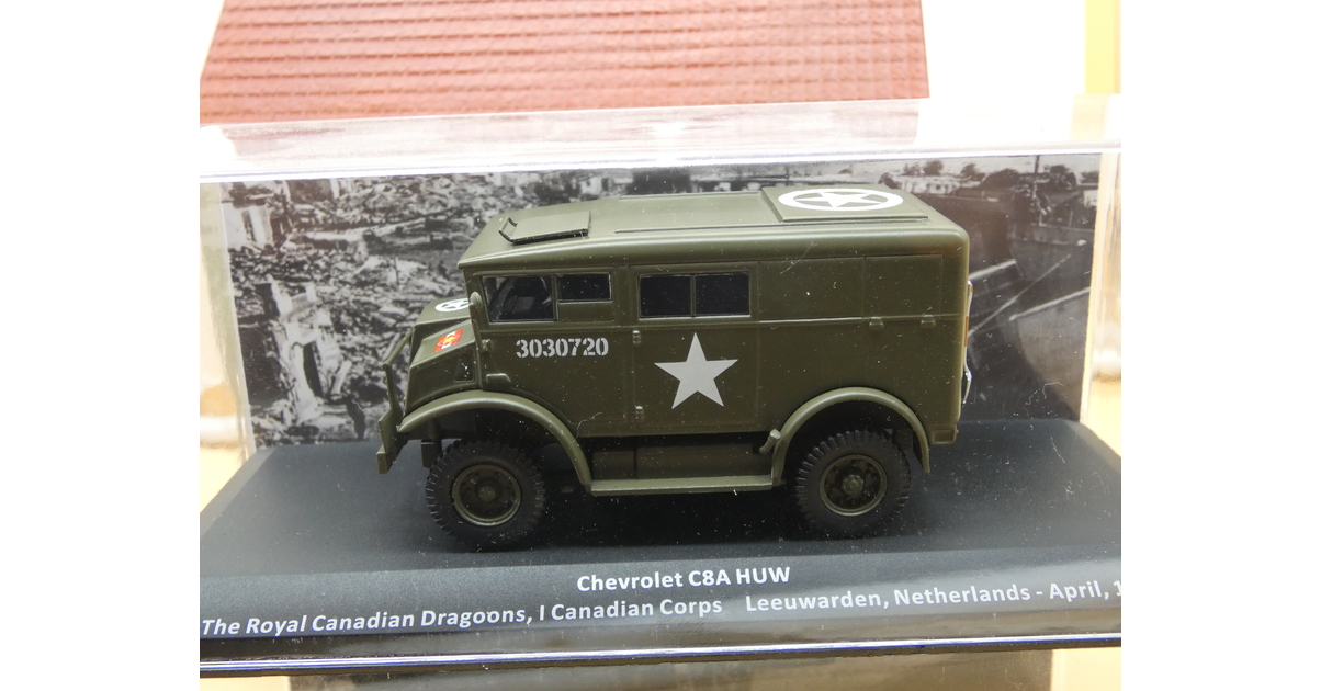 CHEVROLET C8A HUW CANADIAN 1945 MILITAIRE 1/43 IXO NEUF BOITE ORIGINE - Voitures/Militaire ...
